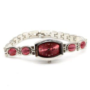 QBOS | Accessories | Vintage Qbos Watch Womens Silver Tone Stainless ...